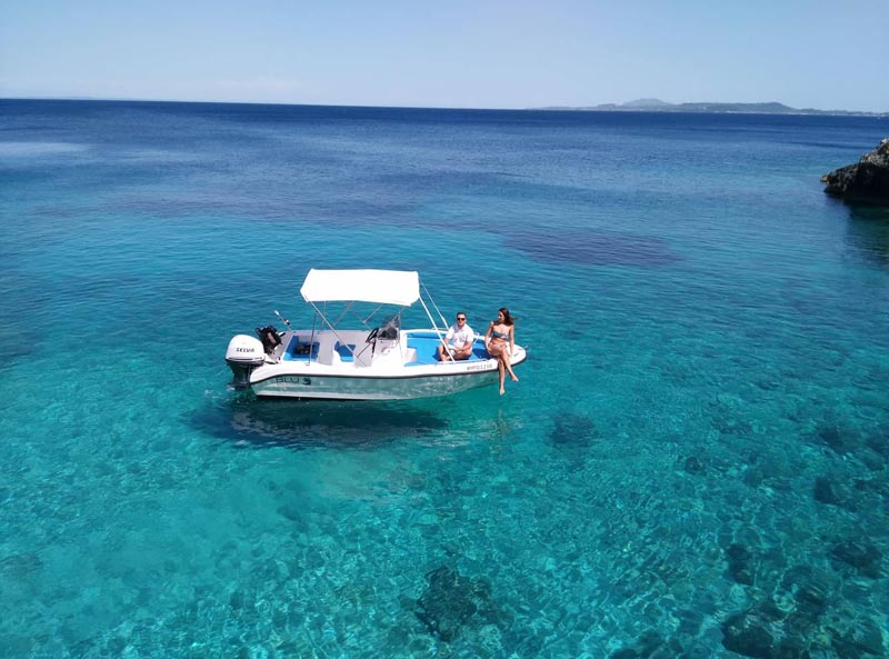 Tsilivi - Boat Rental full day by Blu Boat Rentals